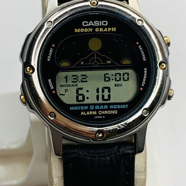 Vintage Casio Digital Moon Graph GMW-61Men's Quartz Watch | WatchCharts ...