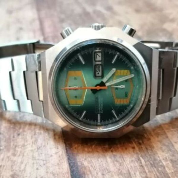 Vintage 1970s Mens Citizen Chronograph Rare Watch fully working gn-4w-s ...