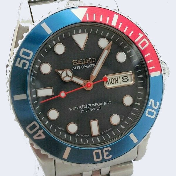 Seiko 'SKX031' Scuba Divers 10 BAR 'Pepsi' c.1996 7S26-0040 Mens ...