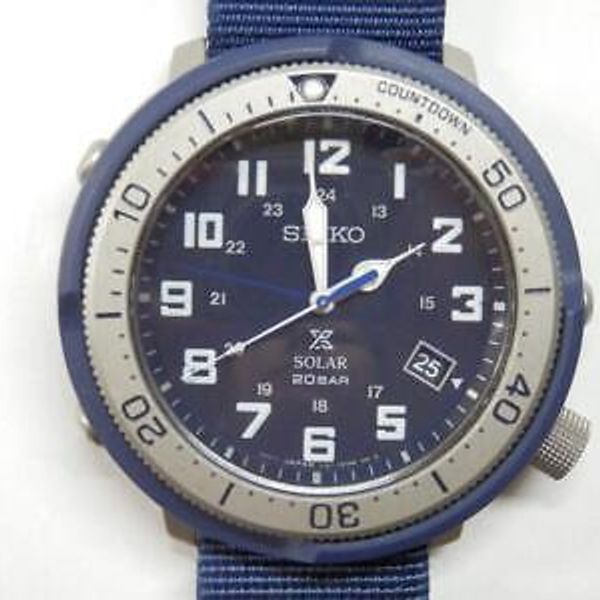 SEIKO PROSPEX FIELDMASTER x SHIPS Collab. SBDJ039 Menâ s Watch Solar ...