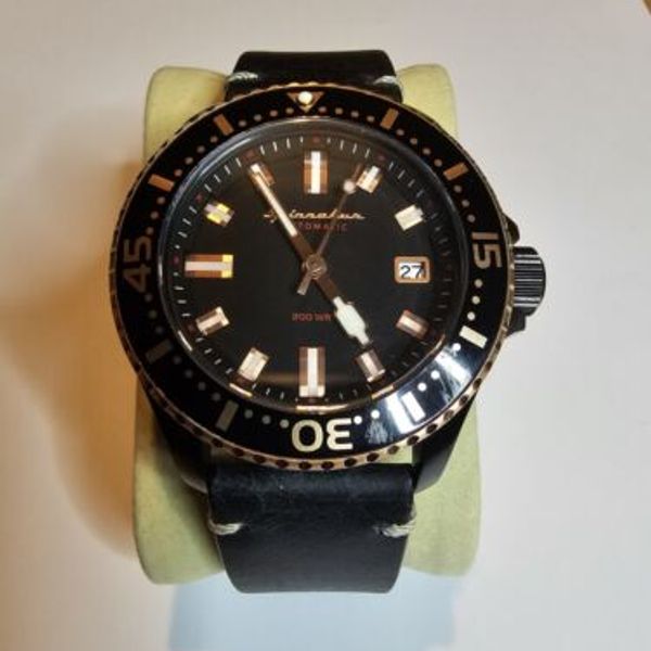 Spinnaker Spence 200 Black And Gold SP-5039 | WatchCharts Marketplace