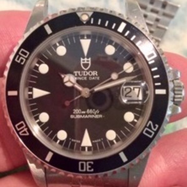 FSOT; Tudor Submariner 75190 black dial. Heuer autavia? | WatchCharts ...