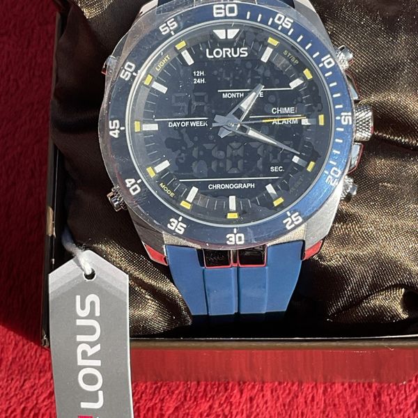 Lorus Gents Chronograph Sports Watch RW617AX9 BRAND NEW 2YR WARRANTY BY ...