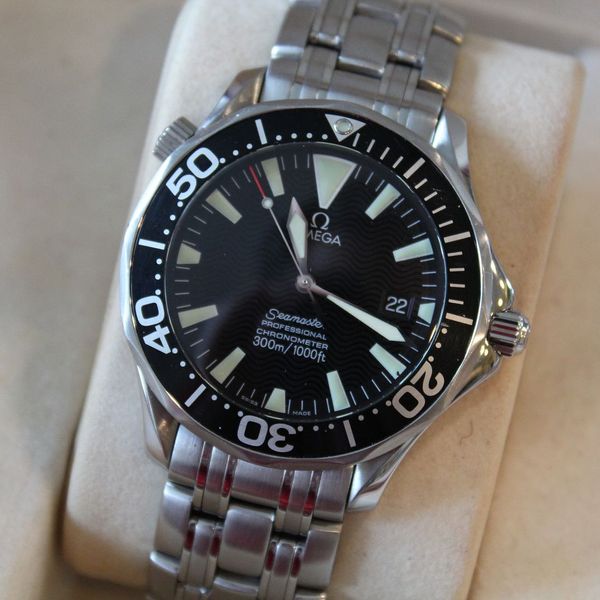 Omega Seamaster Pro 300M SMP 2054.50 2254.50 Black Wave Sword Hands ...