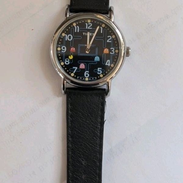 TIMEX Pac Man Weekender Collaboration Model Watch TW2V06100 Video Game ...