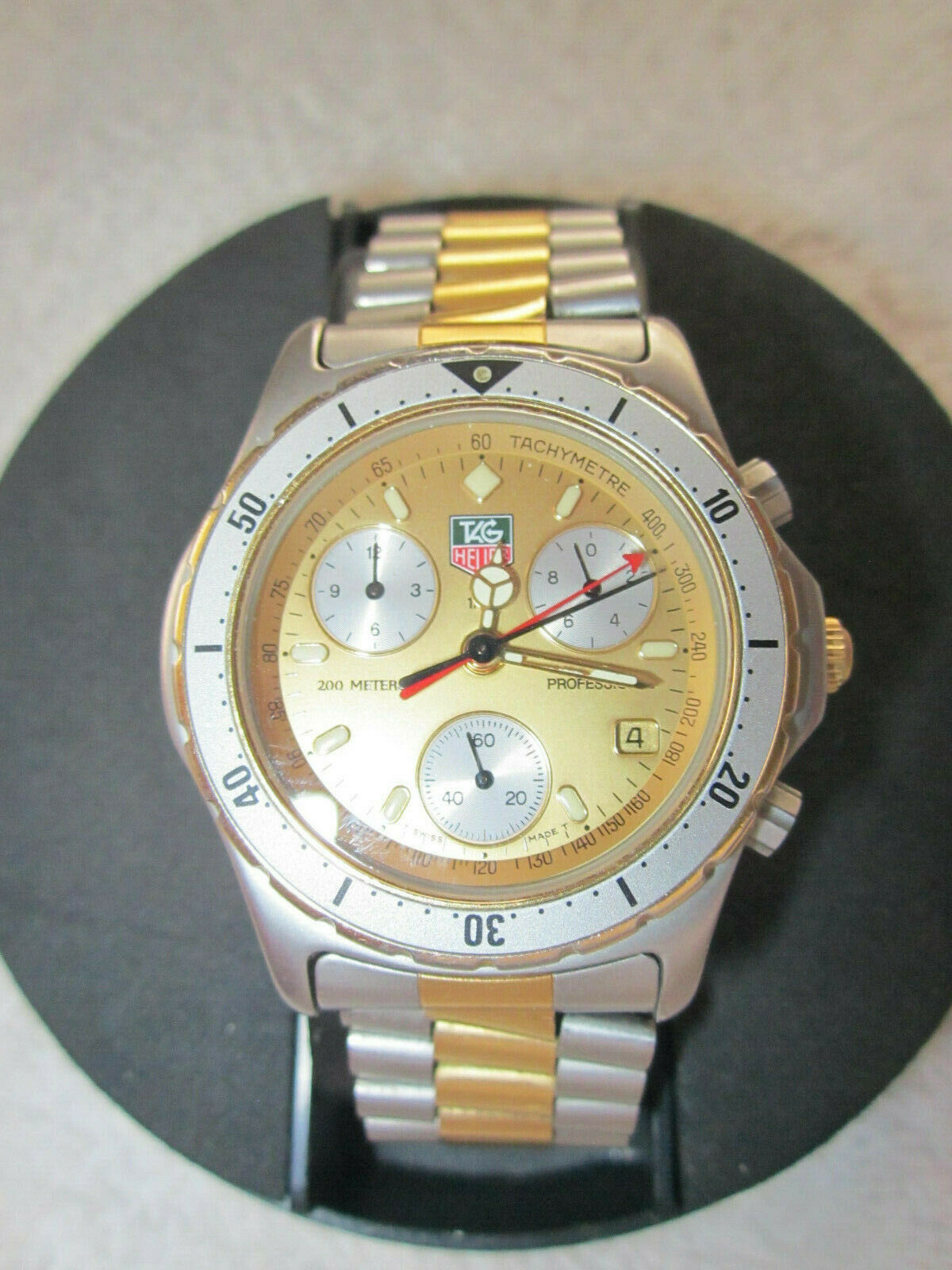 Tag Heuer Swiss Made Stainless Steel Sports Watch 575.406 With Sapphire ...