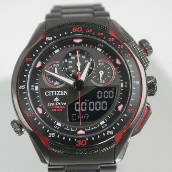 Citizen Eco-Drive Promaster SST Analog-Digital Chronograph Mens Watch ...