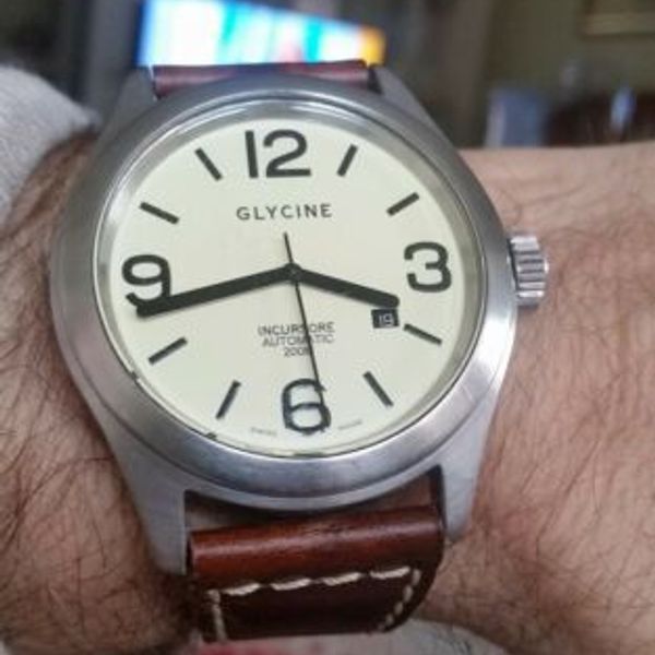 Glycine incursore 3806 46mm of steel diver 200mt automatic from 90 ...