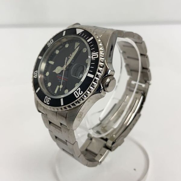 ELGIN FK-531-C Automatic Diver's Watch 200M Stainless Silver Excellent ...