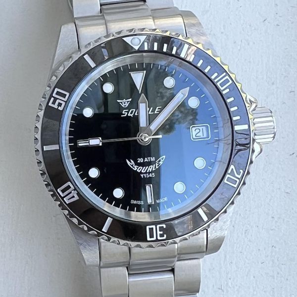 [WTS] Squale 20 Atmos Y1545 Black Ceramic | WatchCharts Marketplace
