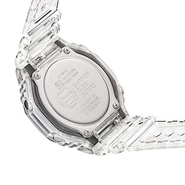 Casio G-Shock 45mm Case Resin Transparent, Band Resin Transparent ...
