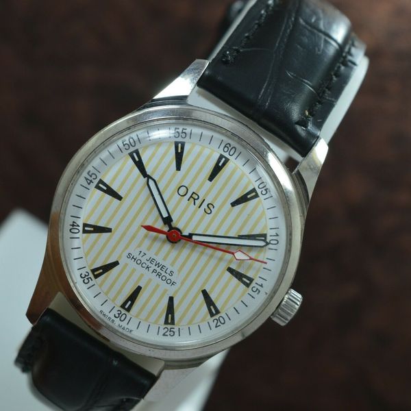 Beautiful Oris Hand Wind ST 96 17 Jewels Wrist Watch | WatchCharts ...