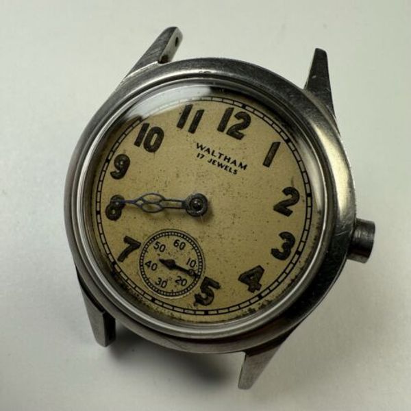 WALTHAM WW2 WATCH ARMY MANUAL WIND MOUVEMENT | WatchCharts Marketplace