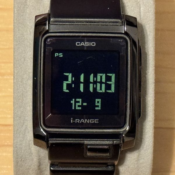 [WTS] Casio I-RANGE IRW-101 Black Tough Solar Wave Ceptor Men's Vintage ...