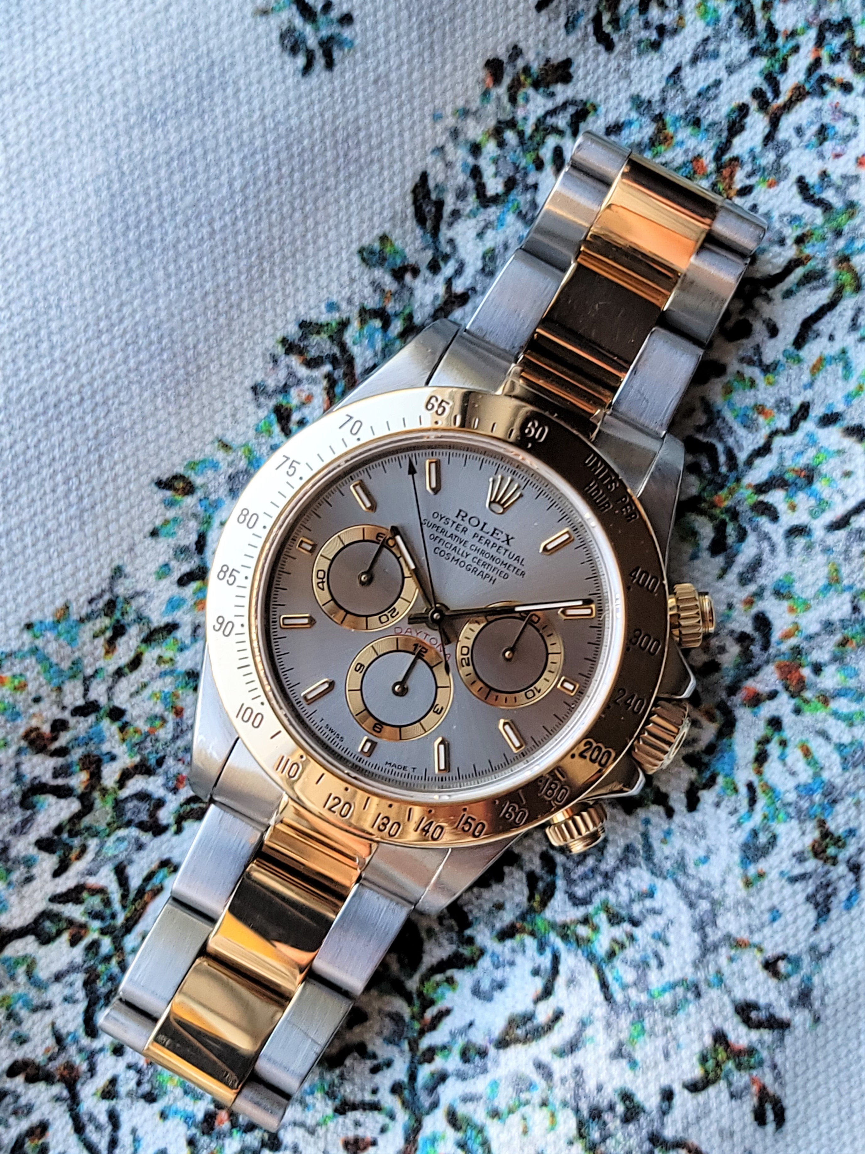 [WTS] Rolex Daytona Zenith Two Tone - Slate Dial | WatchCharts