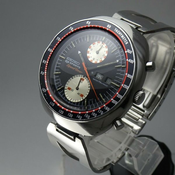 Vintage 1970 JAPAN SEIKO 5 SPORTS SPEED-TIMER 6138-0010 21Jewels ...