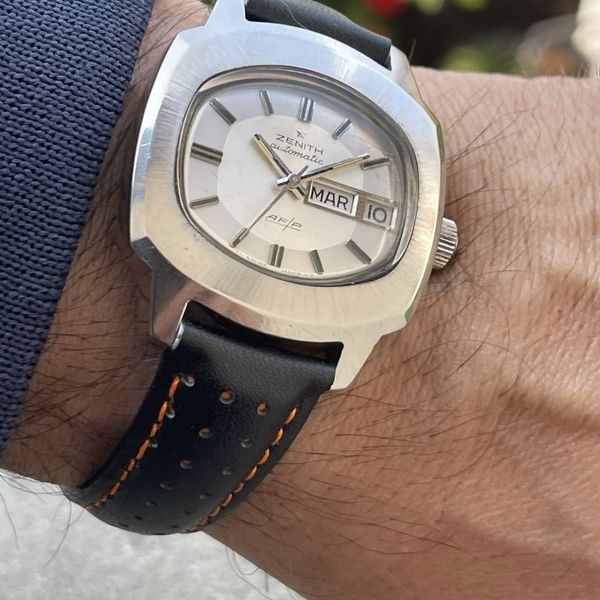 Zenith AF/P Automatico del 1972, cal.405 in acciaio | WatchCharts ...