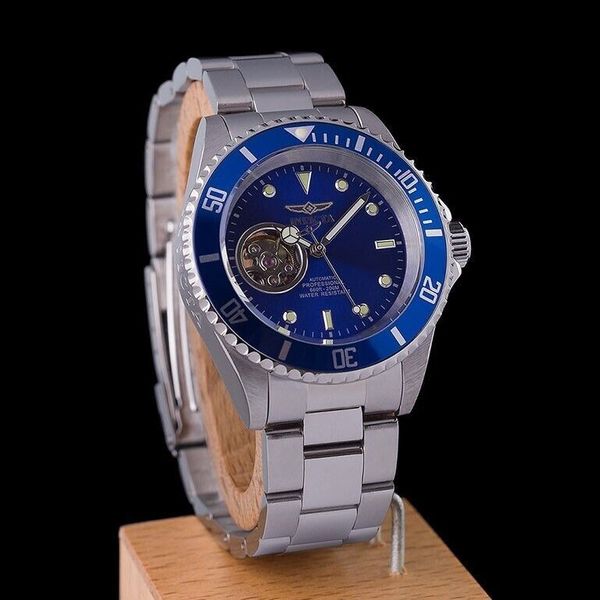 Invicta Men's 40mm Pro Diver OPEN HEART BLUE DIAL NH38A Automatic ...