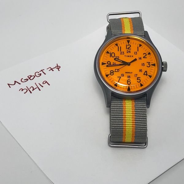 [WTS] Timex Mk1 California Orange Dial $75 | WatchCharts