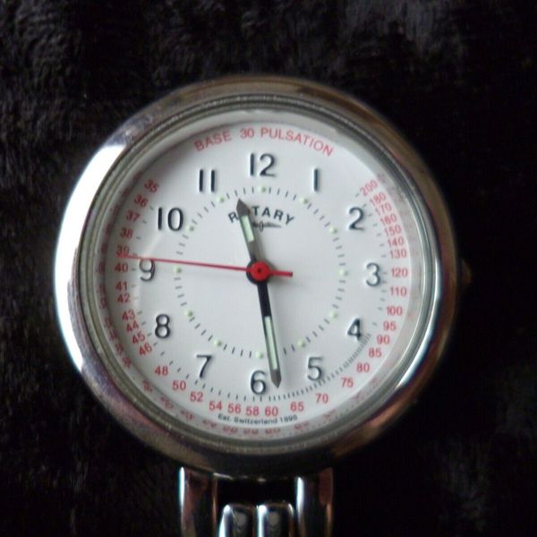 Rotary LP03616 Nurses Fob Watch with Pulsation Scale - Working Order ...