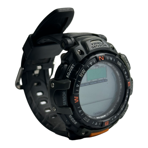 Men’s Casio Pathfinder Triple Sensor Watch PAG-40 2271 Need New Batteries | WatchCharts Marketplace