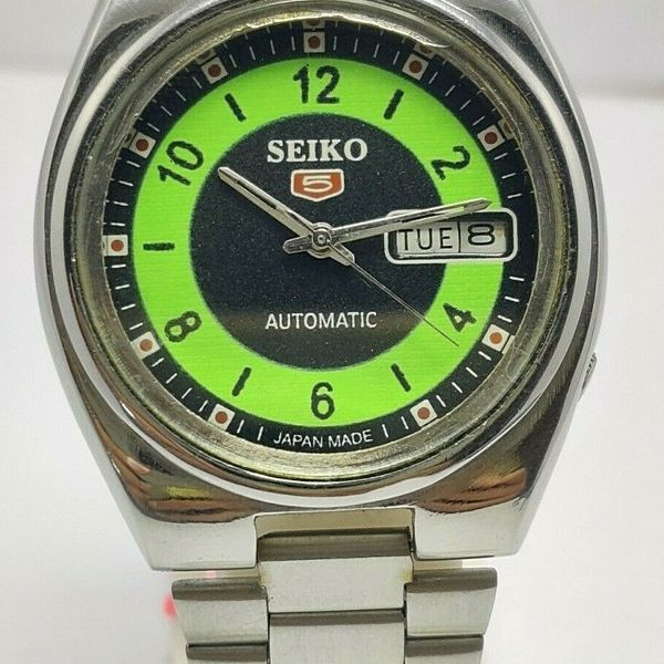 Seiko 5 Rare Dial Automatic 17 Jewels Movement Japan Made Men's ...