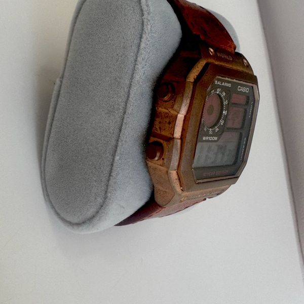 Casio AE1200WH Royale Custom Gradient Tint Mod Sunset Bronze Dial ...