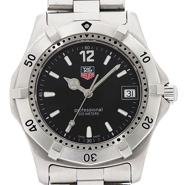 [TAG Heuer] [Battery replaced] TAG Heuer "2000 Series Professional" WK1110.BA0317 Men's Quartz 1 ...