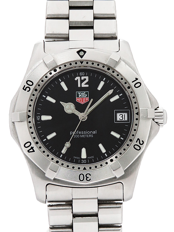 [TAG Heuer] [Battery replaced] TAG Heuer "2000 Series Professional" WK1110.BA0317 Men's Quartz 1 ...