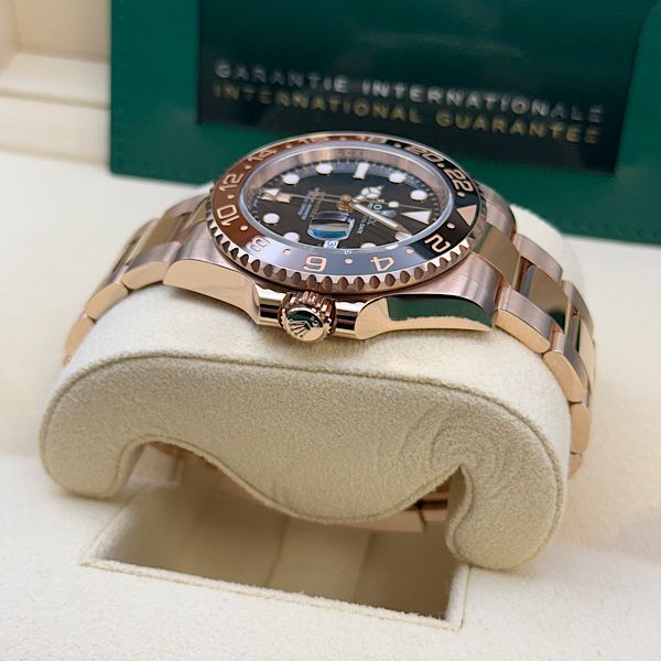 FS: 126715CHNR Rolex GMT Master II Rose Gold “Root Beer” FULL SET ...