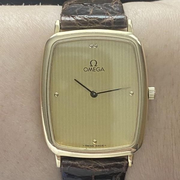 [WTS] Omega DeVille Tapestry dial with omega buckle. Ultra slim 195. ...