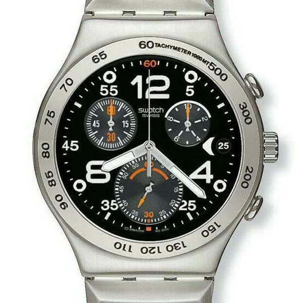 Swatch Free Chain YCS482G Irony Chrono Watch | WatchCharts