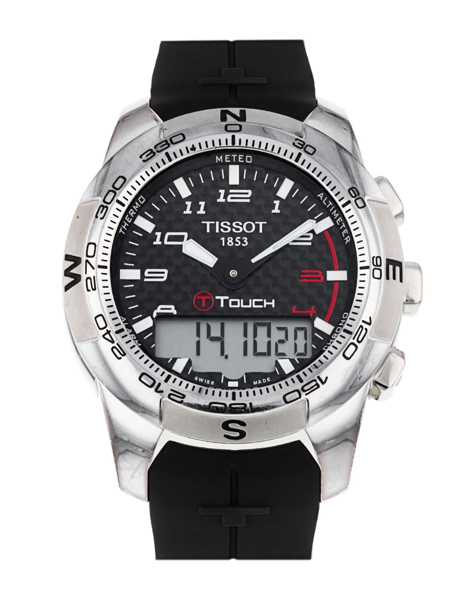 Tissot T-Touch II Black Carbon (T047.420.47.207.00) Market Price ...