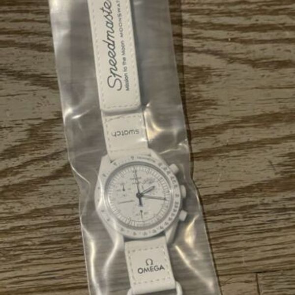 OMEGA x Swatch Speedmaster MoonSwatch Bright White Men's Watch ...