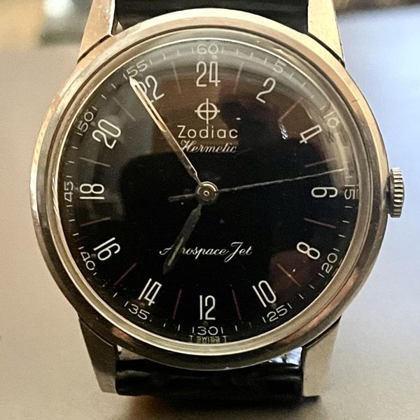 [$650 USD] Vintage ZODIAC Aerospace Jet 24-Hour Movement | WatchCharts