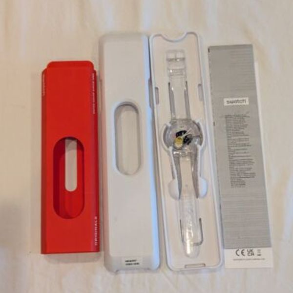 Clear Swatch Watch - Ticking and Ready to Wear! - New in Box ...