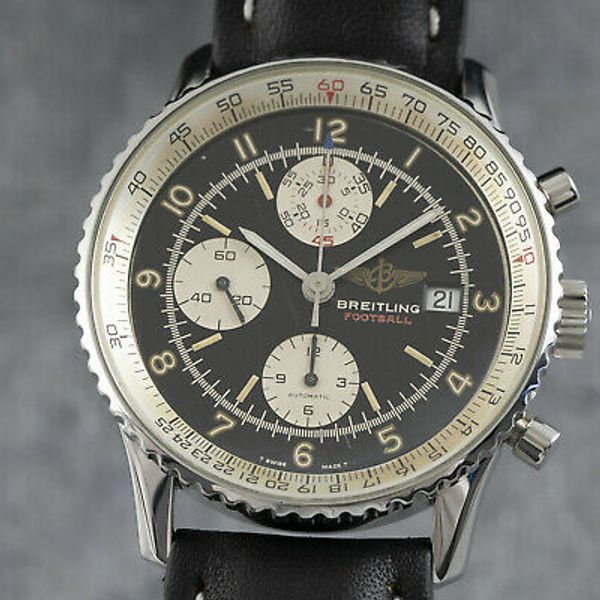 Breitling Navitimer Football Chronograph Automatik Stahl Herrenuhr Ref ...