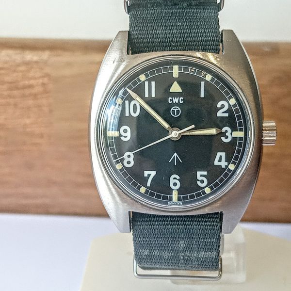1976 STEEL CWC BRITISH MILITARY WATCH IN EXCELLENT CONDITION WITH ...
