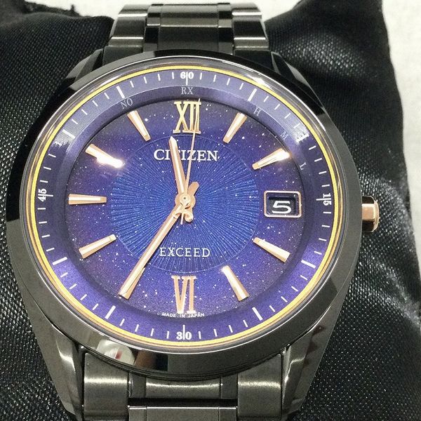 Citizen CITIZEN Exceed Eco Drive Radio Clock Titanium Technology 50th ...
