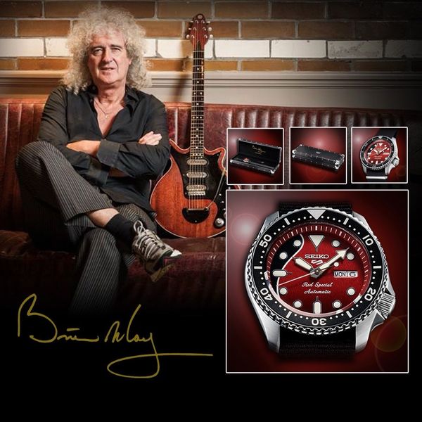 Seiko Brian May Red Special Limited Edition Queen, SRPE83 Automatic ...
