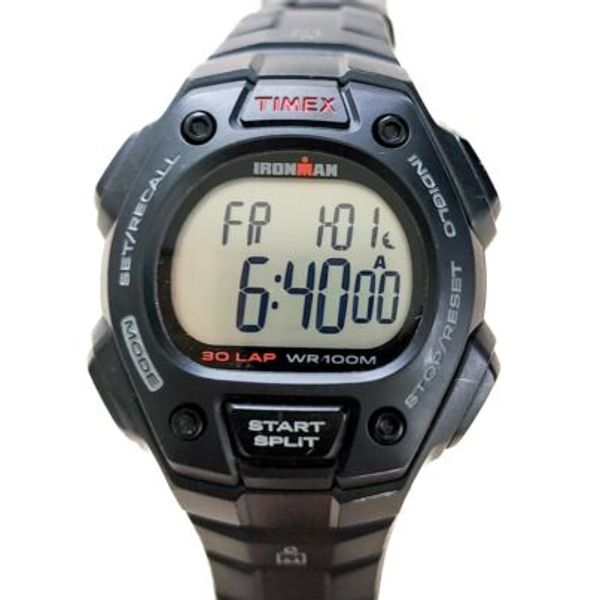 Timex Ironman T5K822 Men's Black Resin Strap Digital Dial Quartz Watch | WatchCharts Marketplace