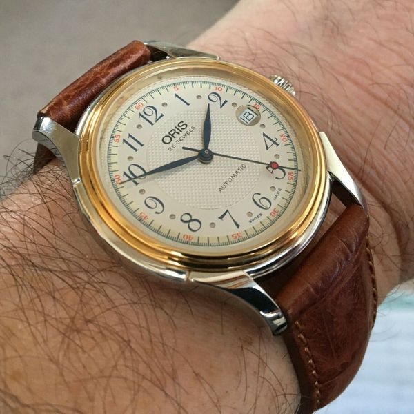 Oris Automatic Steel and Gold Classic Watch With Date Ref. 7375 Two ...