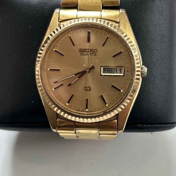 Vintage Seiko Quartz Men's Watch 6923-8040 Gold Tone Day Date Japan Made -works | WatchCharts ...