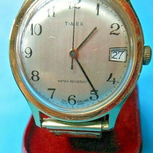 1980 Timex Marlin Stainless Steel Hand-Wound Mechanical Analog Wrist ...