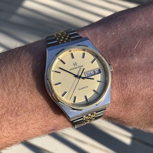STUNNING Vintage Hamilton Day/Date Menâ s Watch | WatchCharts Marketplace