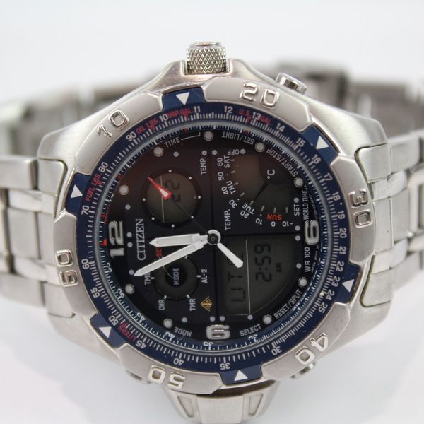 Mens Citizen WR100 World Time Watch Ref. 861481 Quartz Working ...