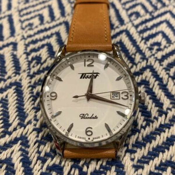 Tissot Visodate Quartz White Dial T600 042 558 | WatchCharts Marketplace