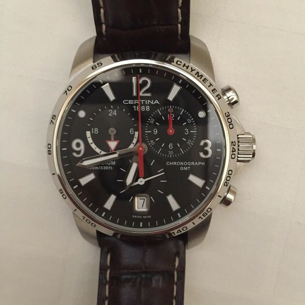 CERTINA DS PODIUM 100M/330FT C001639 A,CHRONOGRAPH GMT QUARTZ MENS 42mm SWISS | WatchCharts ...