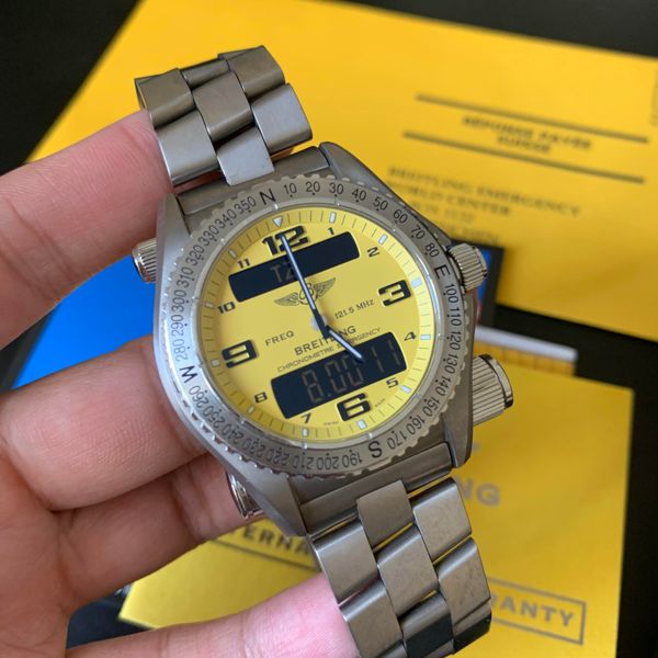 [WTS] Breitling Emergency Yellow E76321 - Full Kit | WatchCharts