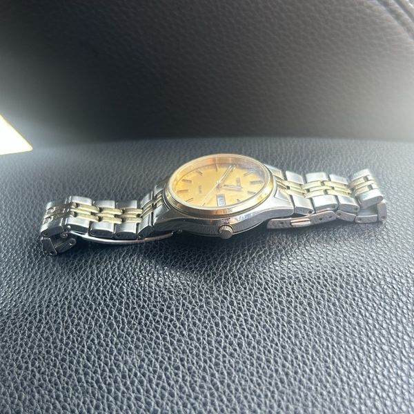 Seiko Solar Watch â Two-Tone Stainless Steel â Gold Dial - Small ...